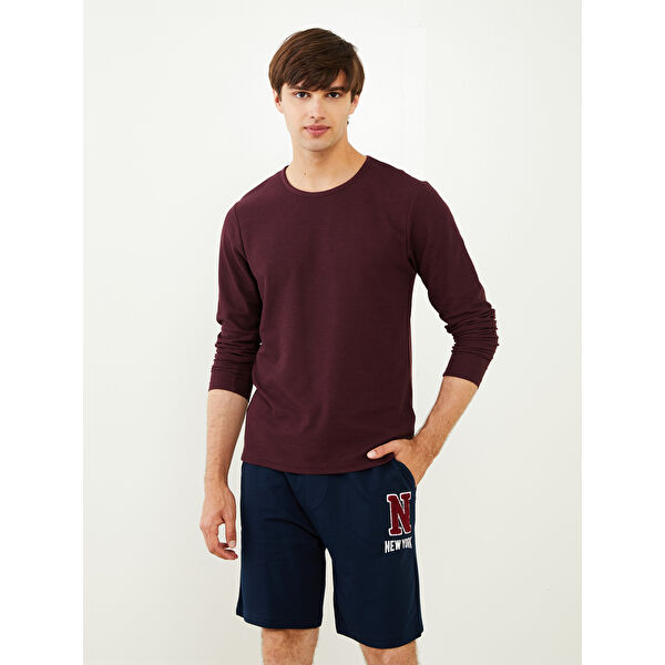 Slim Fit Erkek Pijama Alt Şort Slim Fit Erkek Pijama Alt Şort