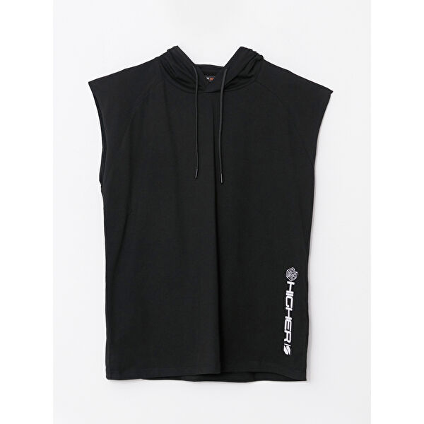 LCW SPORTS Kapüşonlu Kolsuz Baskılı Erkek Spor Atlet LCW SPORTS Kapüşonlu Kolsuz Baskılı Erkek Spor Atlet