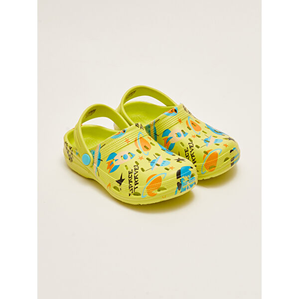 Baskılı Erkek Çocuk Plaj Sandaleti