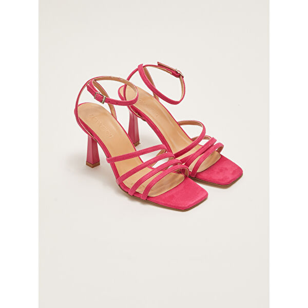 İnce Bant Detaylı Kadın Topuklu Ayakkabı İnce Bant Detaylı Kadın Topuklu Ayakkabı