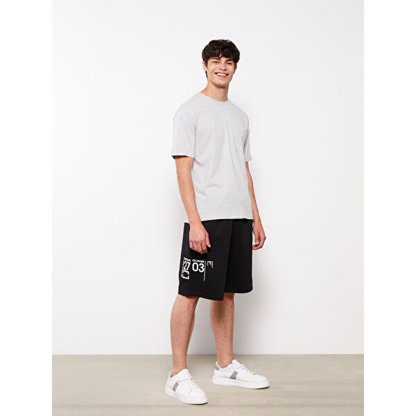 LCW CASUAL Slim Fit Beli Lastikli Erkek Şort