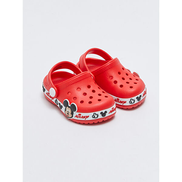 Mickey Mouse Lisanslı Patch Detaylı Erkek Bebek Plaj Sandaleti Mickey Mouse Lisanslı Patch Detaylı Erkek Bebek Plaj Sandaleti
