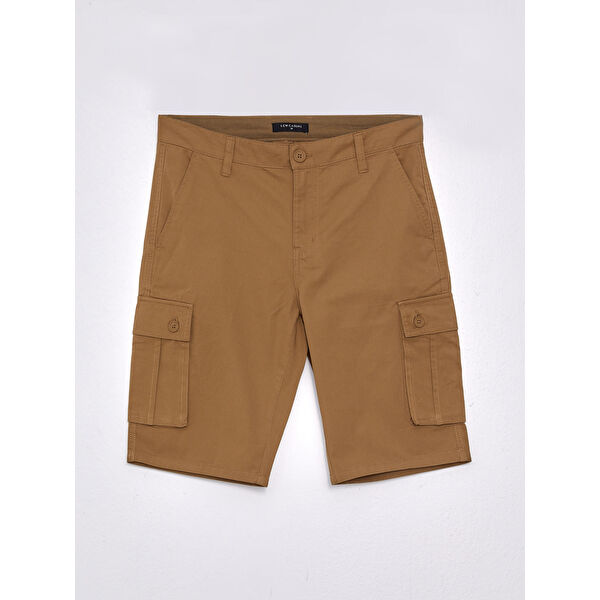 LCW CASUAL Standart Kalıp Gabardin Erkek Kargo Şort LCW CASUAL Standart Kalıp Gabardin Erkek Kargo Şort
