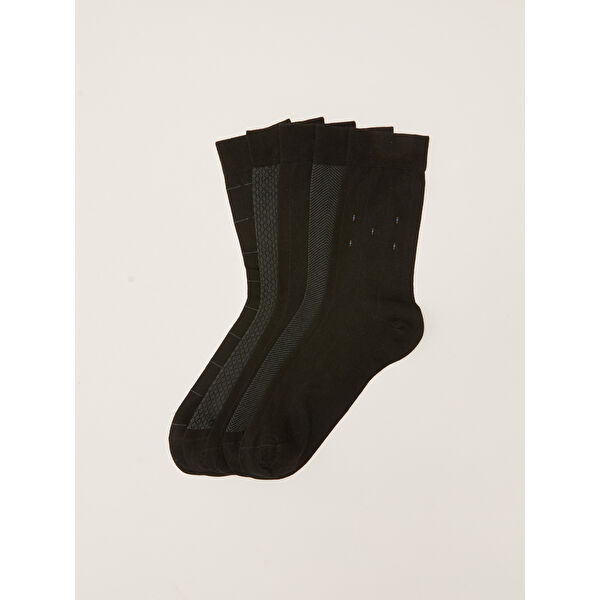 Desenli Erkek Bambu Soket Çorap 5'li Desenli Erkek Bambu Soket Çorap 5'li