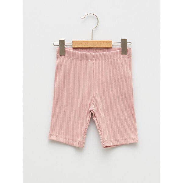 Beli Lastikli Basic Kısa Tayt