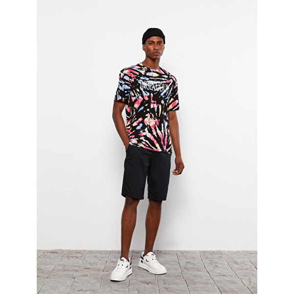 Standart Kalıp Gabardin Erkek Şort