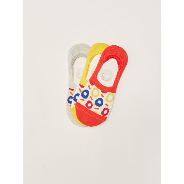 LCW DREAM Desenli Kadın Babet Çorap 3'lü Paket