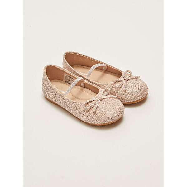 Fiyonk Detaylı Lastikli Kız Bebek Babet