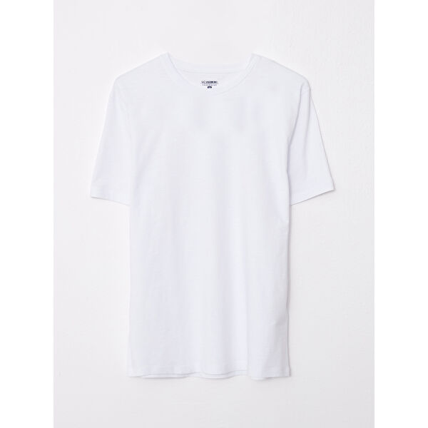 Bisiklet Yaka Kısa Kollu Erkek Fanila