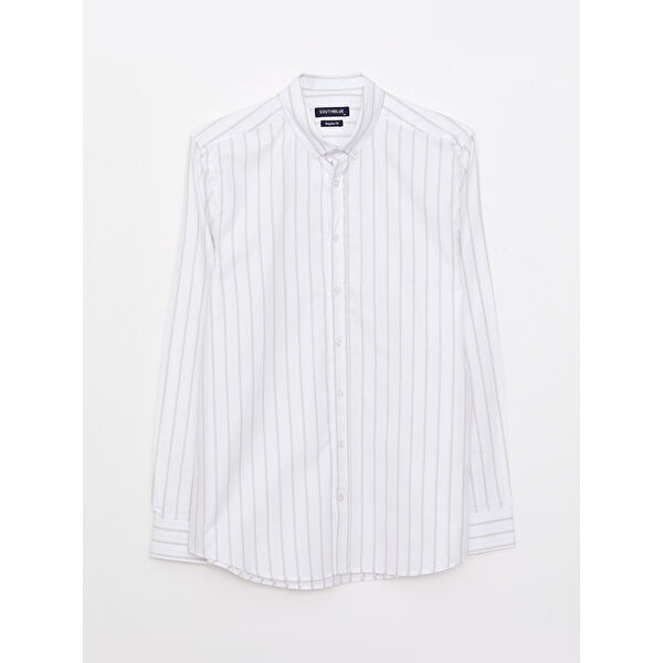 SOUTHBLUE Regular Fit Uzun Kollu Çizgili Erkek Gömlek