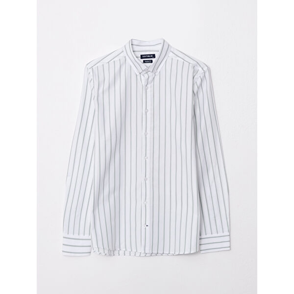 SOUTHBLUE Regular Fit Uzun Kollu Çizgili Erkek Gömlek