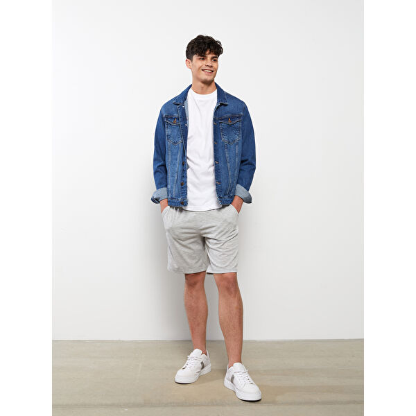 Standart Kalıp Beli Lastikli Erkek Şort