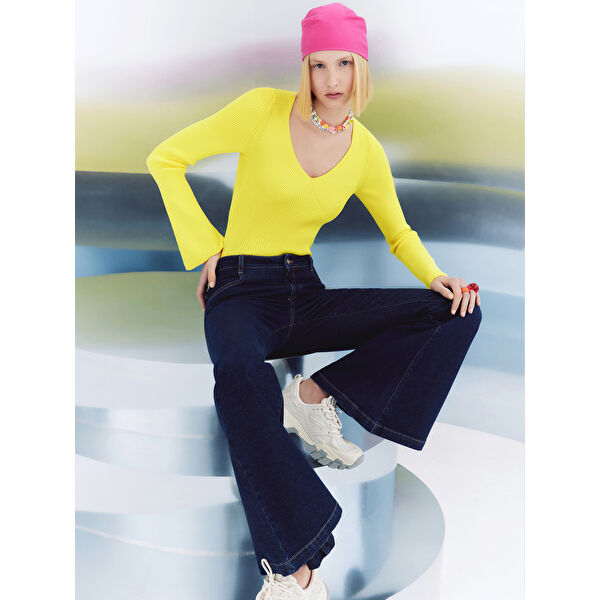 SUDI ETUZ X LC WAIKIKI CEPLİ KADIN FLARE JEAN SUDI ETUZ X LC WAIKIKI CEPLİ KADIN FLARE JEAN