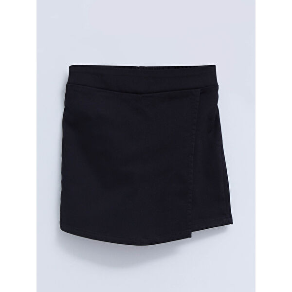 Beli Lastikli Basic Kız Çocuk Şort Etek