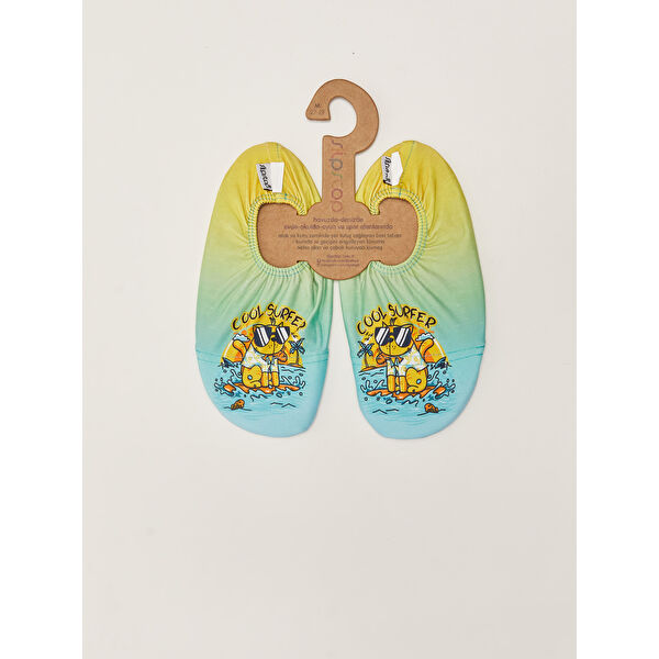 Baskılı Erkek Bebek Deniz Ayakkabısı