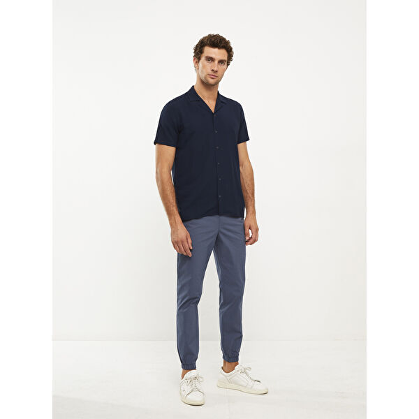 Dar Kalıp Gabardin Erkek Chino Pantolon