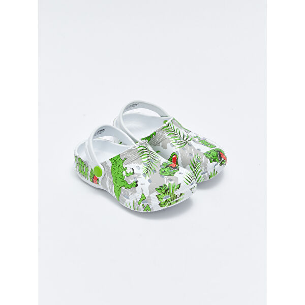 Dinozor Baskılı Erkek Çocuk Plaj Sandaleti