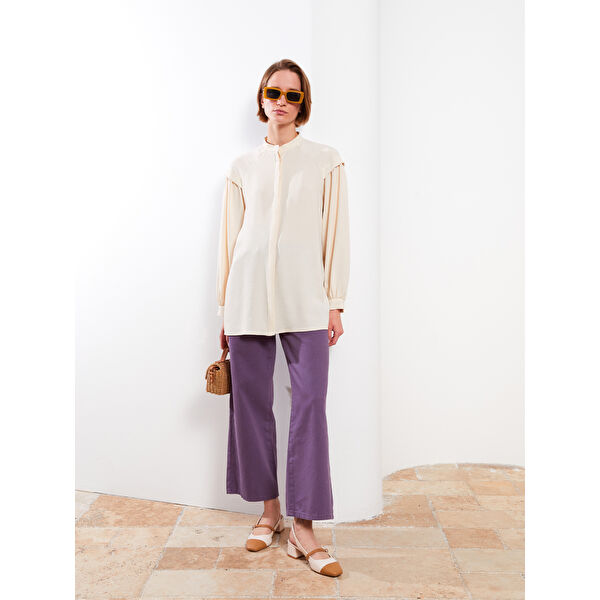 MODEST Hakim Yaka Düz Uzun Kollu Kadın Tunik