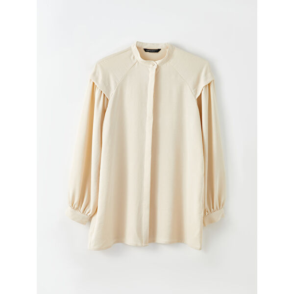 MODEST Hakim Yaka Düz Uzun Kollu Kadın Tunik