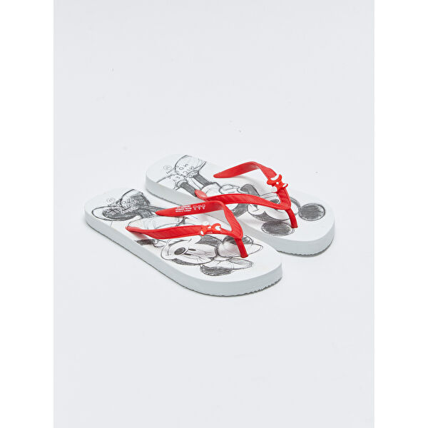 Minnie Mouse Lisanslı Parmak Arası Kadın Plaj Terliği