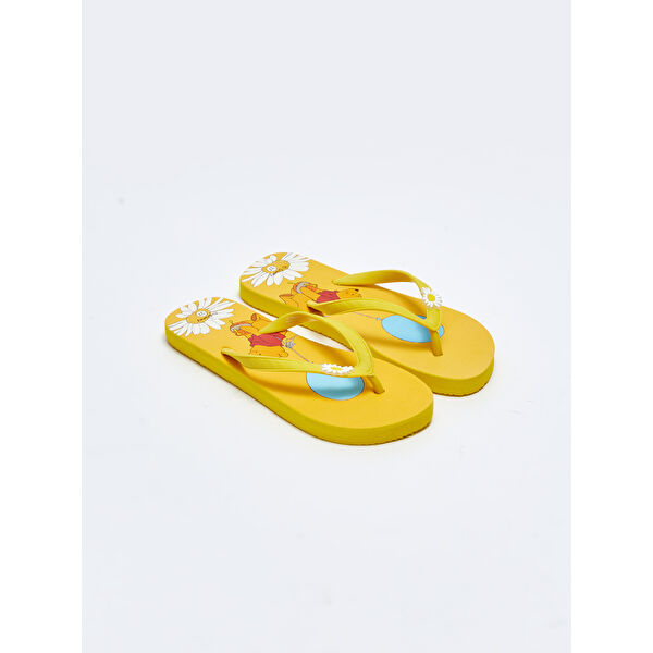 Winnie the Pooh Lisanslı Parmak Arası Kadın Plaj Terliği
