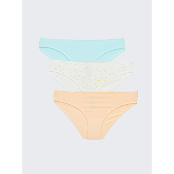 Desenli Bikini Külot 3'lü Paket