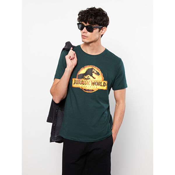 LCW CASUAL Bisiklet Yaka Kısa Kollu Jurassic World Baskılı Penye Erkek Tişört LCW CASUAL Bisiklet Yaka Kısa Kollu Jurassic World Baskılı Penye Erkek Tişört