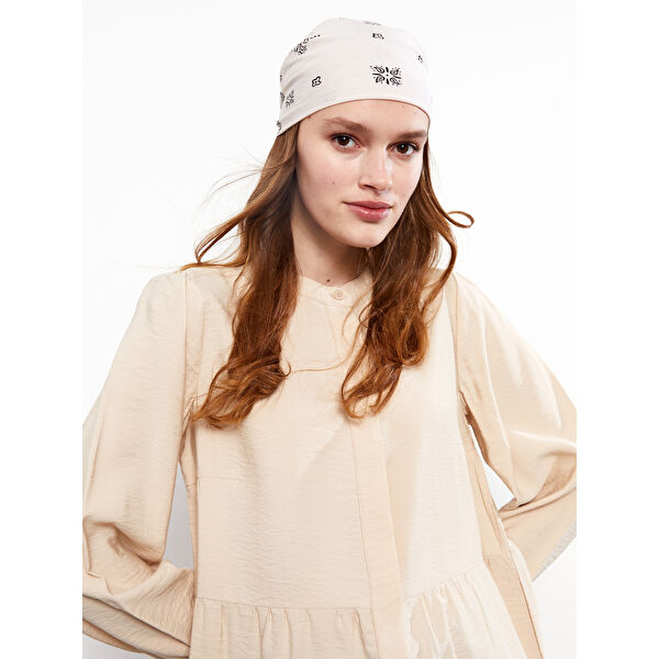 Desenli Kadın Pamuklu Bandana 2'li Desenli Kadın Pamuklu Bandana 2'li