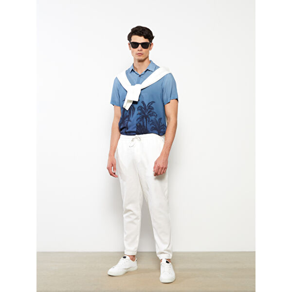 LCW VISION Slim Fit Keten Görünümlü Erkek Pantolon LCW VISION Slim Fit Keten Görünümlü Erkek Pantolon