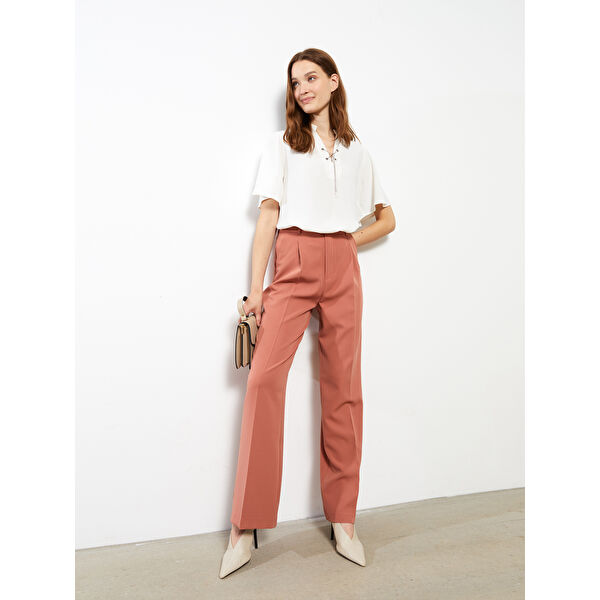 LCW CLASSIC Rahat Kalıp Düz Kadın Pantolon