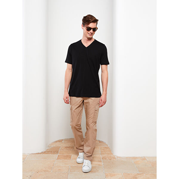 LCW CLASSIC Rahat Kalıp Gabardin Erkek Kargo Pantolon LCW CLASSIC Rahat Kalıp Gabardin Erkek Kargo Pantolon