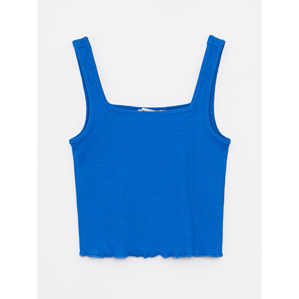 LCW CASUAL Kare Yaka Düz Crop Kadın Atlet LCW CASUAL Kare Yaka Düz Crop Kadın Atlet
