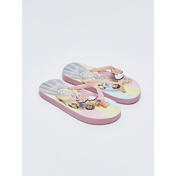 Princess Lisanslı Parmak Arası Kız Çocuk Plaj Terliği