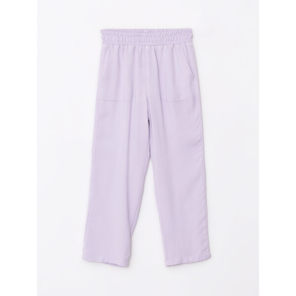 Beli Lastikli Basic Viskon Kız Çocuk Pantolon Beli Lastikli Basic Viskon Kız Çocuk Pantolon