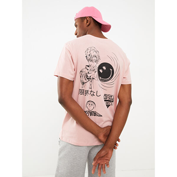 LCW CASUAL Bisiklet Yaka Kısa Kollu Smiley World Baskılı Penye Erkek Tişört LCW CASUAL Bisiklet Yaka Kısa Kollu Smiley World Baskılı Penye Erkek Tişört