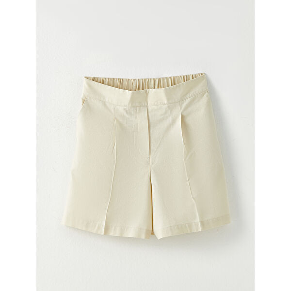 XSIDE Beli Lastikli Standart Fit Düz Kadın Şort