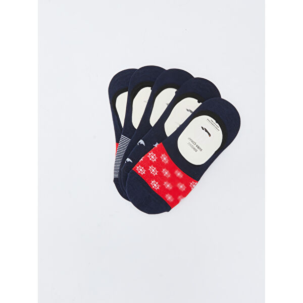 Desenli Erkek Babet Çorap 5'li