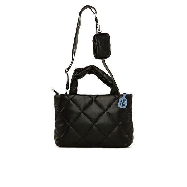 Mini Cüzdan Detaylı Kadın Şişme Çanta Mini Cüzdan Detaylı Kadın Şişme Çanta