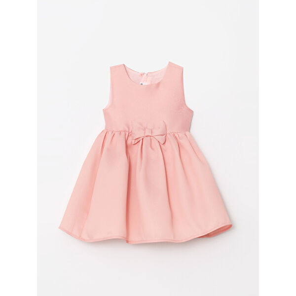 Bisiklet Yaka Basic Kız Bebek Abiye Bisiklet Yaka Basic Kız Bebek Abiye