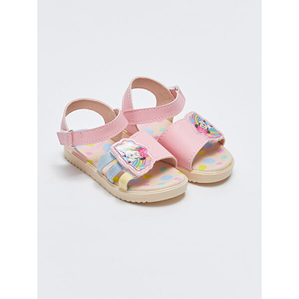 Minnie Mouse Lisanslı Patch Detaylı Cırt Cırtlı Kız Bebek Sandalet Minnie Mouse Lisanslı Patch Detaylı Cırt Cırtlı Kız Bebek Sandalet