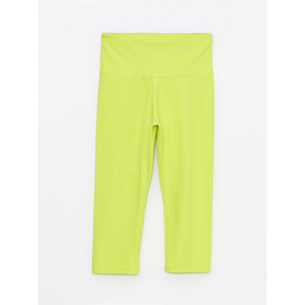 Beli Lastikli Baskılı Kadın Outdoor Tayt