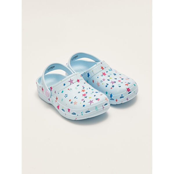 Baskılı Kız Çocuk Plaj Sandaleti