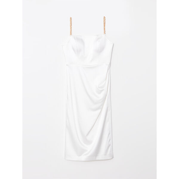 TUVANA BÜYÜKÇINAR X LC WAIKIKI KARE YAKA DÜZ ASKILI SATEN KADIN ELBİSE TUVANA BÜYÜKÇINAR X LC WAIKIKI KARE YAKA DÜZ ASKILI SATEN KADIN ELBİSE