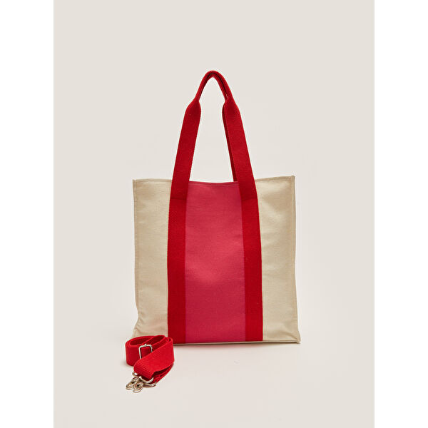 Çıkarılabilir Omuz Askılı Renk Bloklu Kadın Kol Çantası