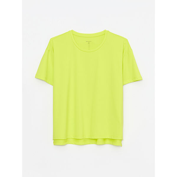 Bisiklet Yaka Baskılı Kısa Kollu Kadın Outdoor Tişört Bisiklet Yaka Baskılı Kısa Kollu Kadın Outdoor Tişört