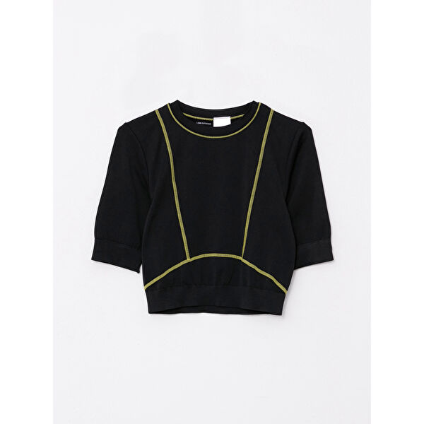 Bisiklet Yaka Baskılı Kısa Kollu Kadın Outdoor Tişört Bisiklet Yaka Baskılı Kısa Kollu Kadın Outdoor Tişört