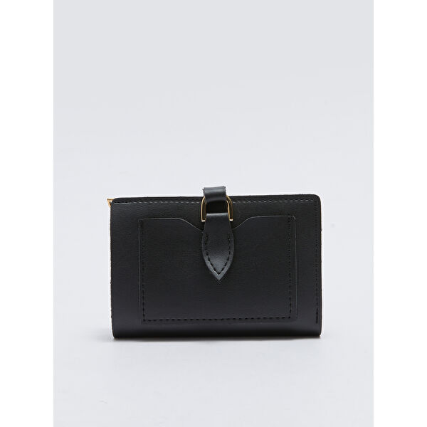 Deri Görünümlü Kadın Cüzdan