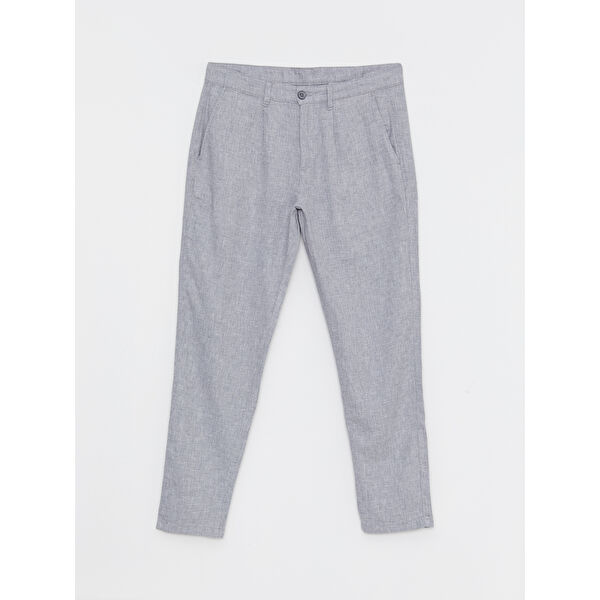 LCW VISION Standart Kalıp Keten Görünümlü Erkek Pantolon