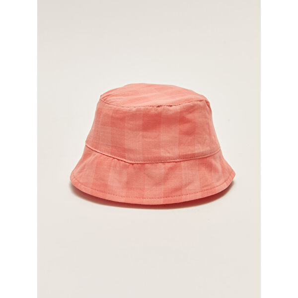 Çizgili Kız Bebek Şapka