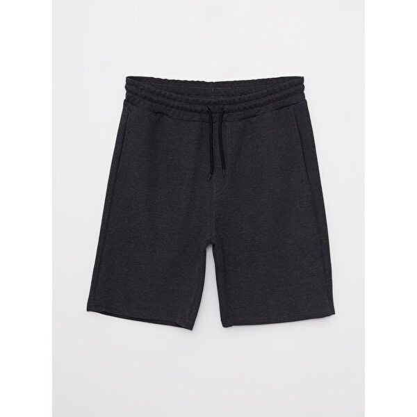 Standart Kalıp Örme Erkek Şort